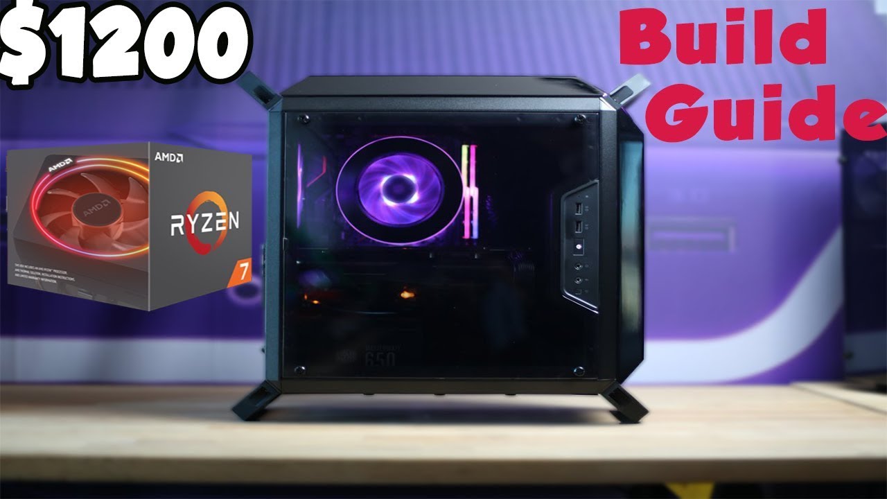 $1000 Ryzen 7 High End Gaming PC Build ! // R7 2700 , GTX 1070 - YouTube
