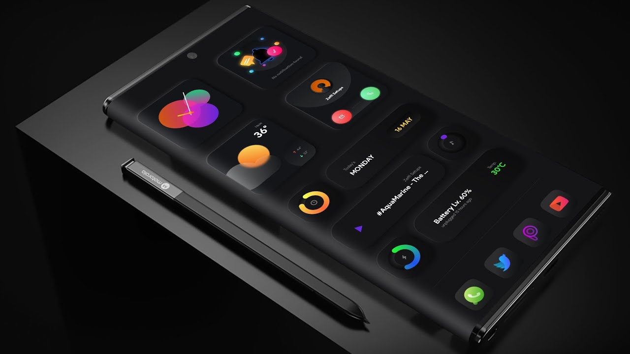 Ep#142 - The Best Dark #Neumorphism Home Screen Setup For Android - Zeffi Setups - YouTube