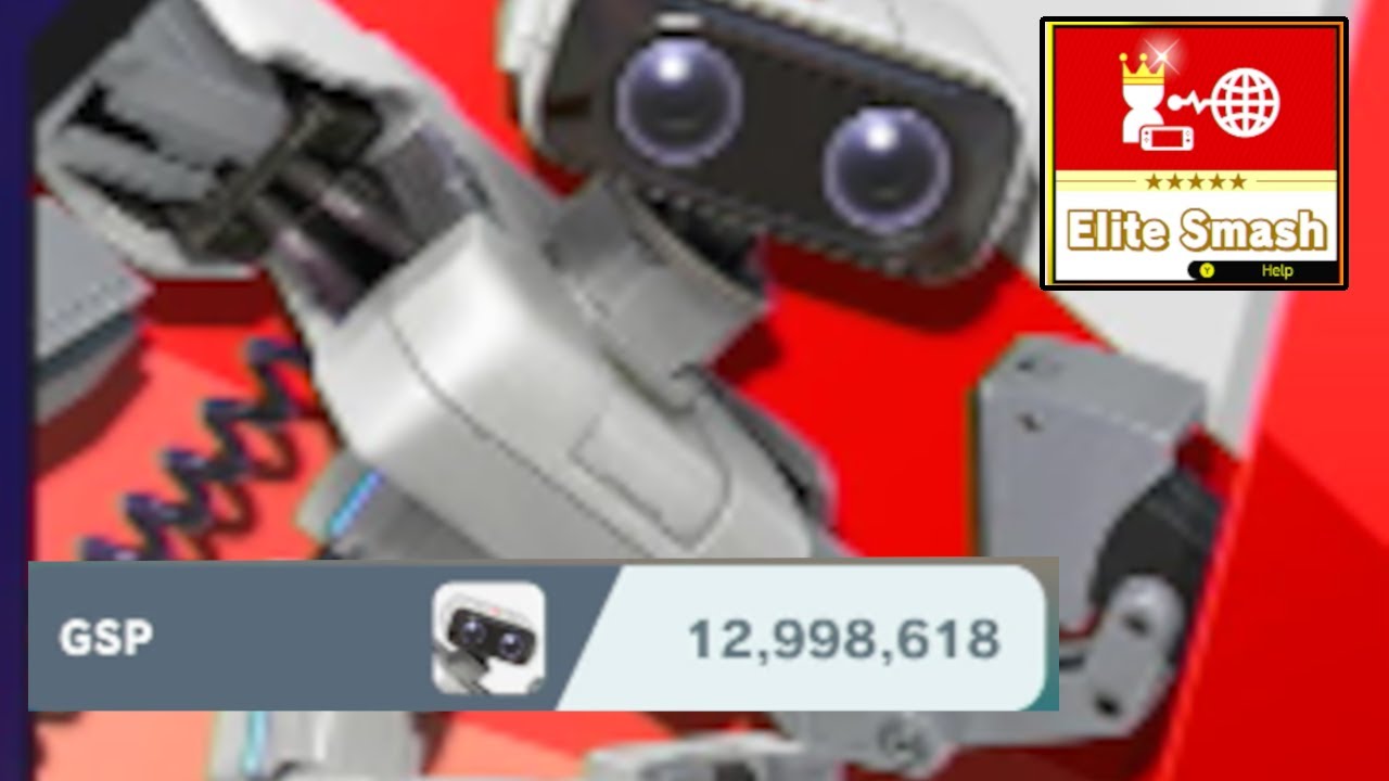 This is R.O.B at 13.1M GSP (Super Smash Brothers Ultimate) Elite Smash ...