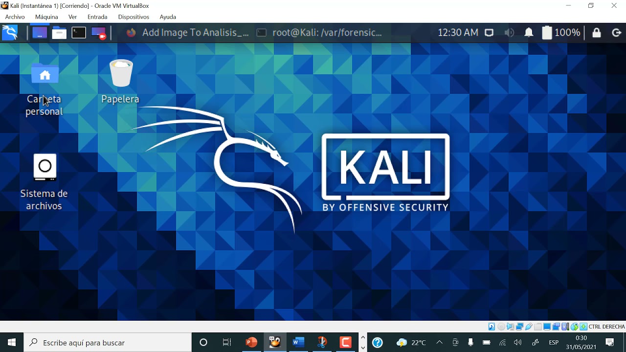 ANALISIS FORENCE EN KALI LINUX USANDO HERRAMIENTA AUTOPSY - YouTube