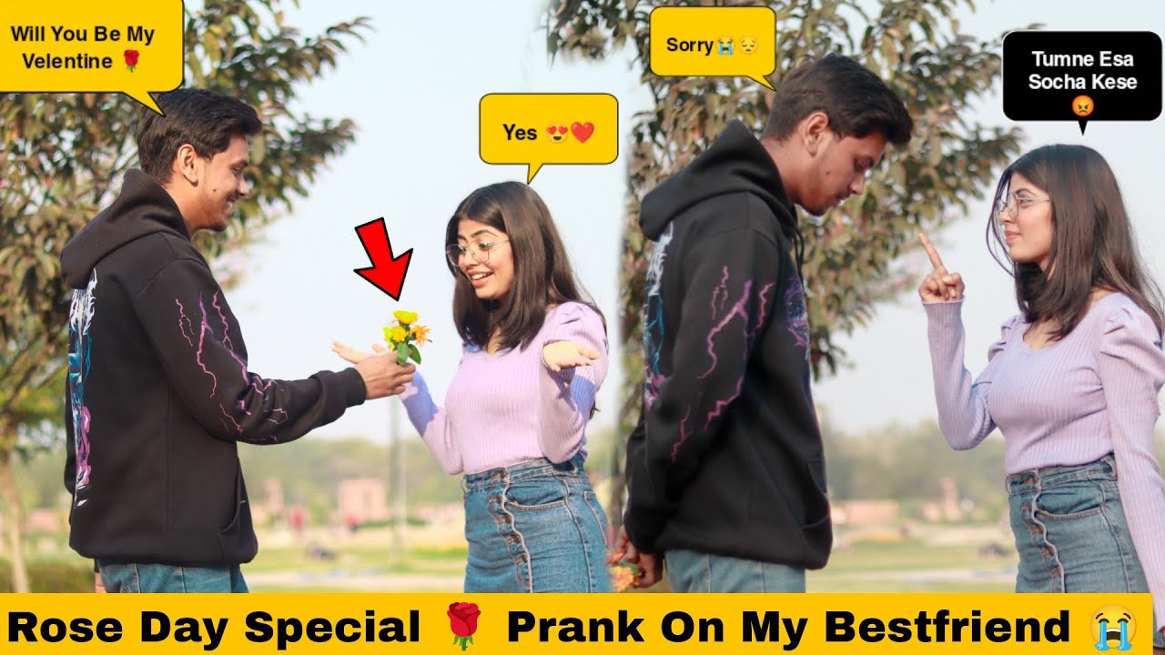 Rose Day Special 🌹 Prank On My Bestfriend | Gone Accept 😍 | The Prank ...