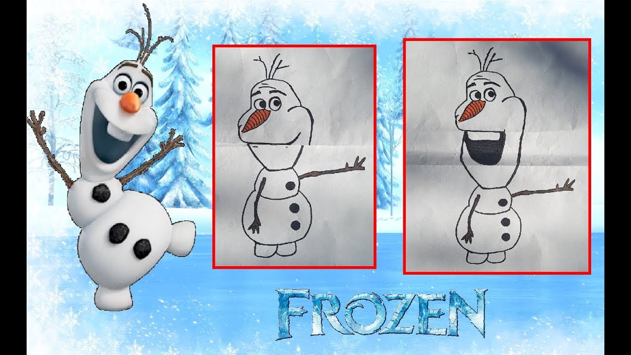CREA TU OLAF QUE ABRE LA BOCA ⛄ FROZEN ⛄ - YouTube