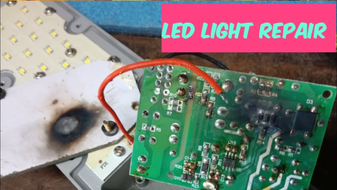 led light repair. - YouTube