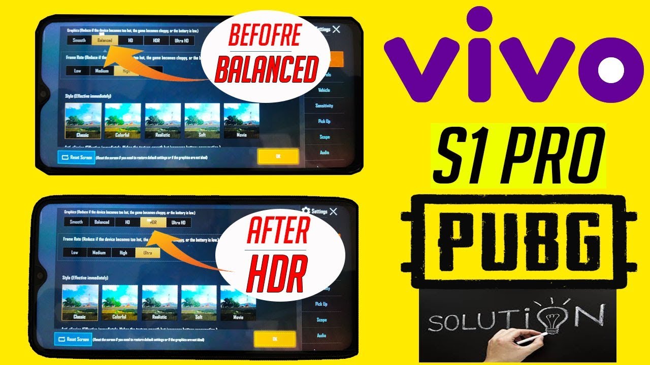 S1 PRO PUBG Test With Extreme Graphics 8GB Ram - YouTube