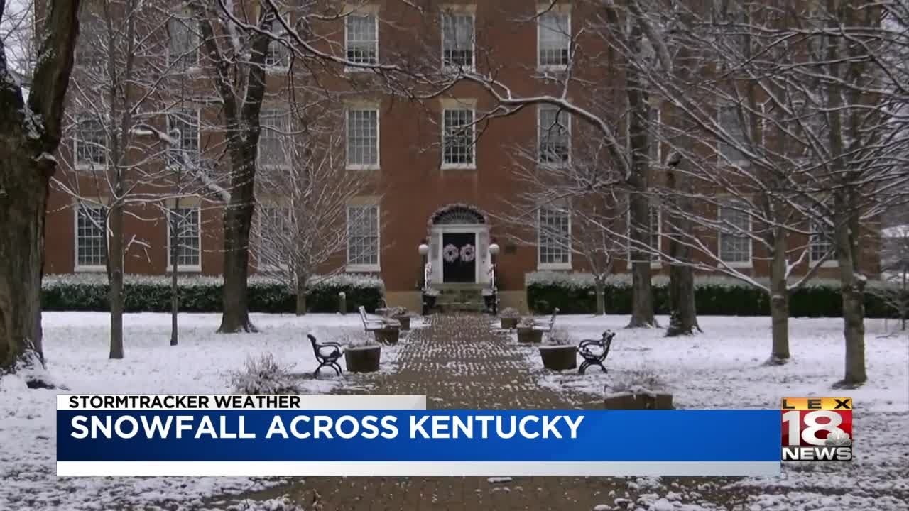 Snowfall Across Kentucky - Wednesday, Dec. 5, 2018 - 5:30 p.m. - YouTube