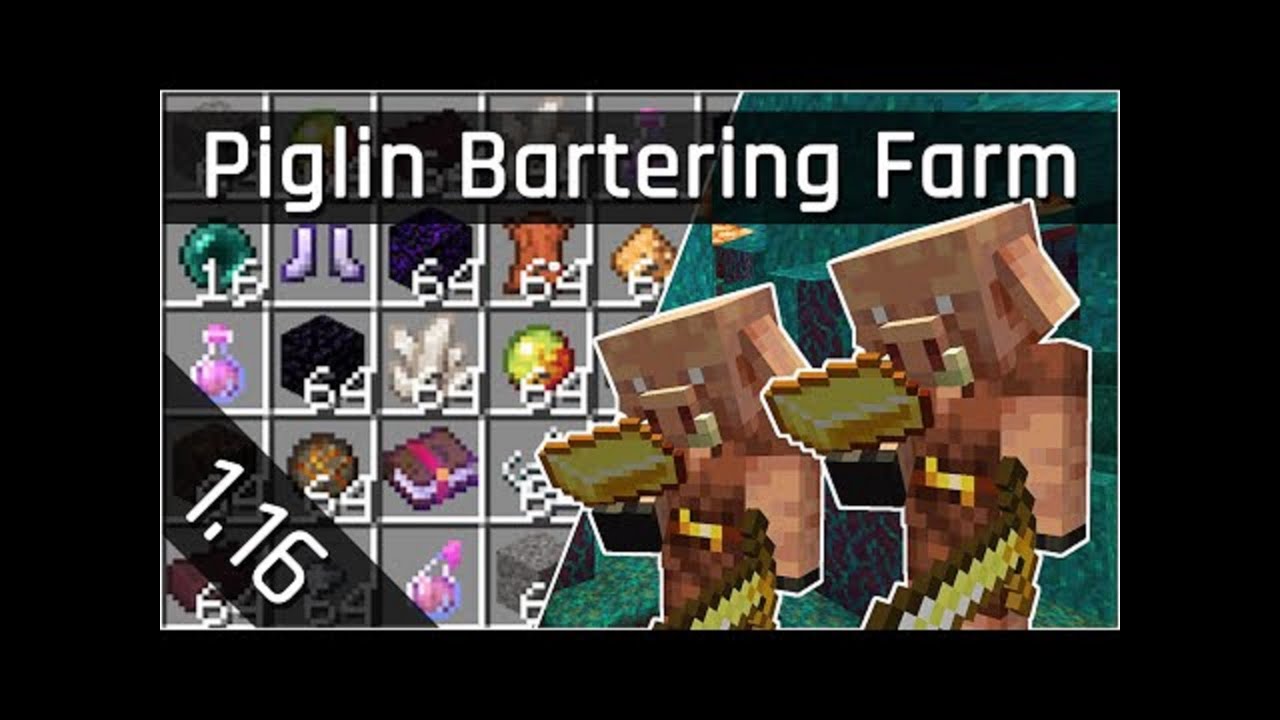 Tutorial | Ferma de Piglin Trading | Simplu si bun! - YouTube