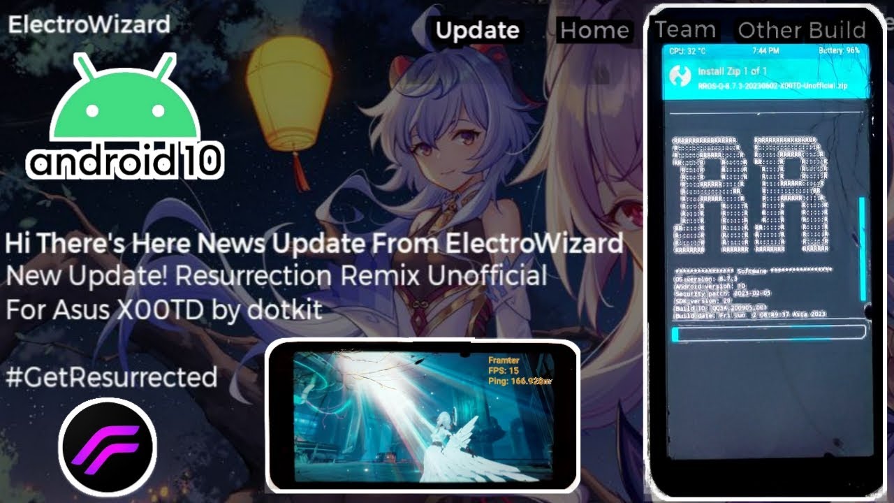 Resurrection Remix OS 8.7.3 di Asus Zenfone Max Pro M1 | Install dan Review Custom Rom Android ...