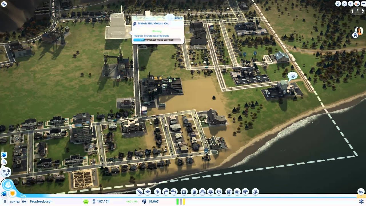 SimCity Part 40 - Trade Port/Commerce Division - Peadee's Sim City Let ...