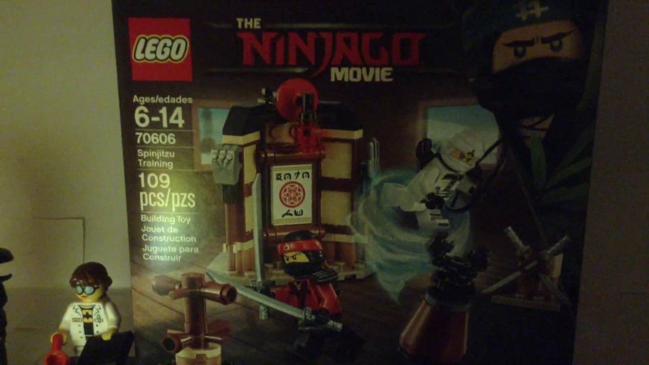 Lego Ninjago movie: spinjitzu training set review - YouTube