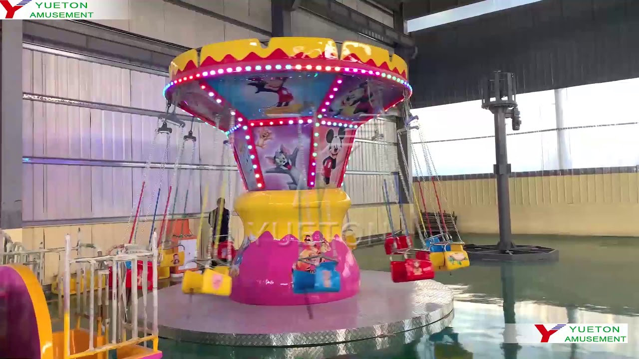 Children Park Playground Manege Carousel Kids Mini Carousel Flying ...
