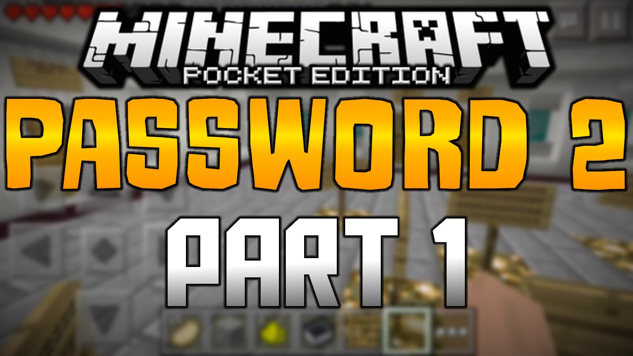 The PASSWORD 2 (Part 1) - Minecraft PE (Pocket Edition) Redstone ...
