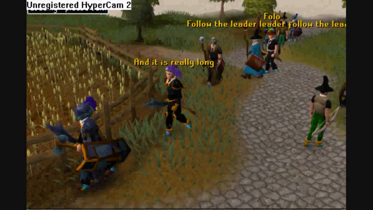 runescape longest train ever made - YouTube