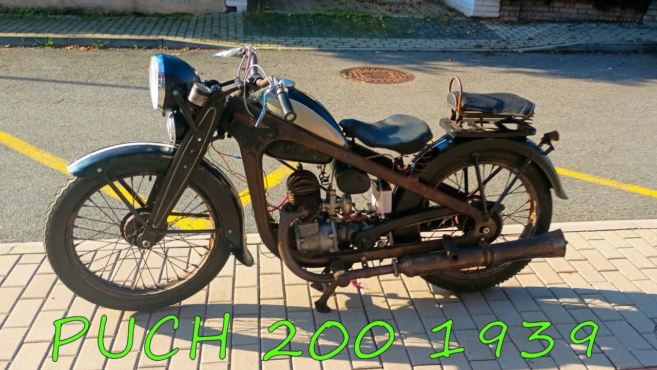 Puch 200 1939 - YouTube