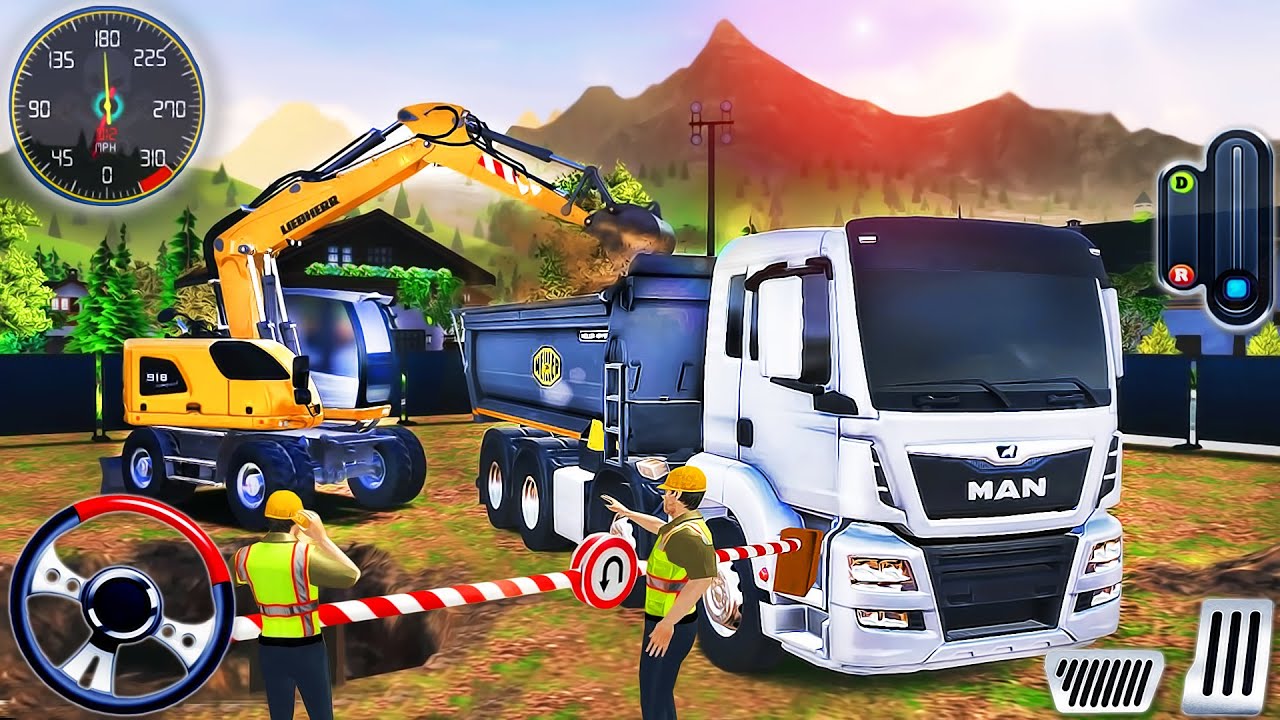 Construction Simulator 3 - Backhoe Truck Driver and Excavator Loader ...