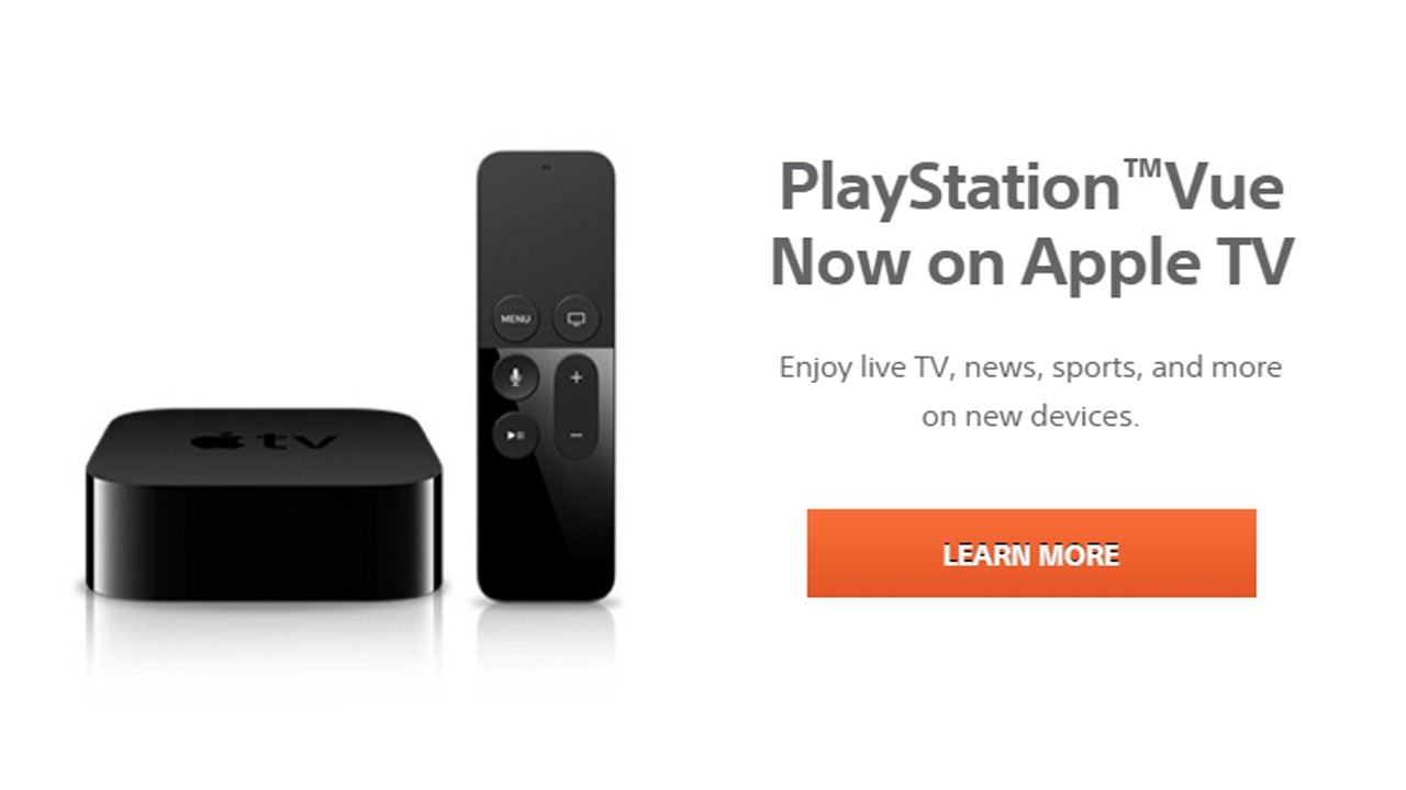 PlayStation Vue Now on Apple TV - YouTube