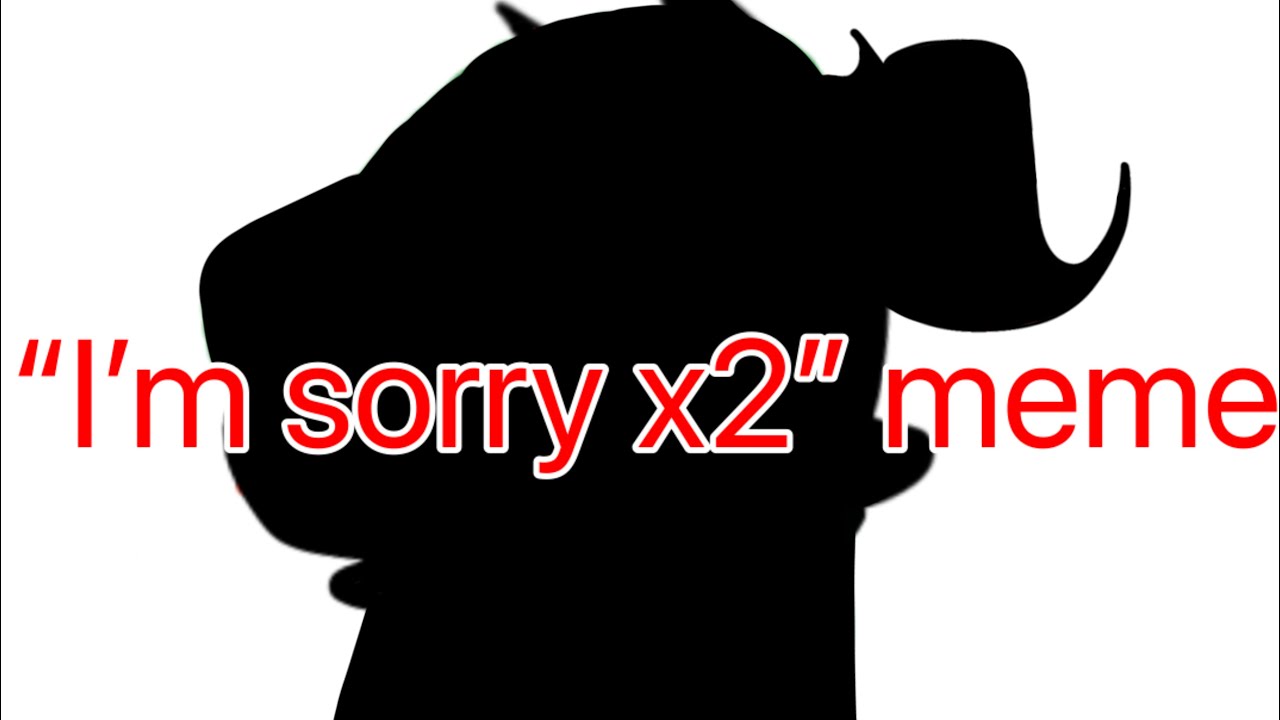 “I’m sorry x2” meme Animation- - YouTube