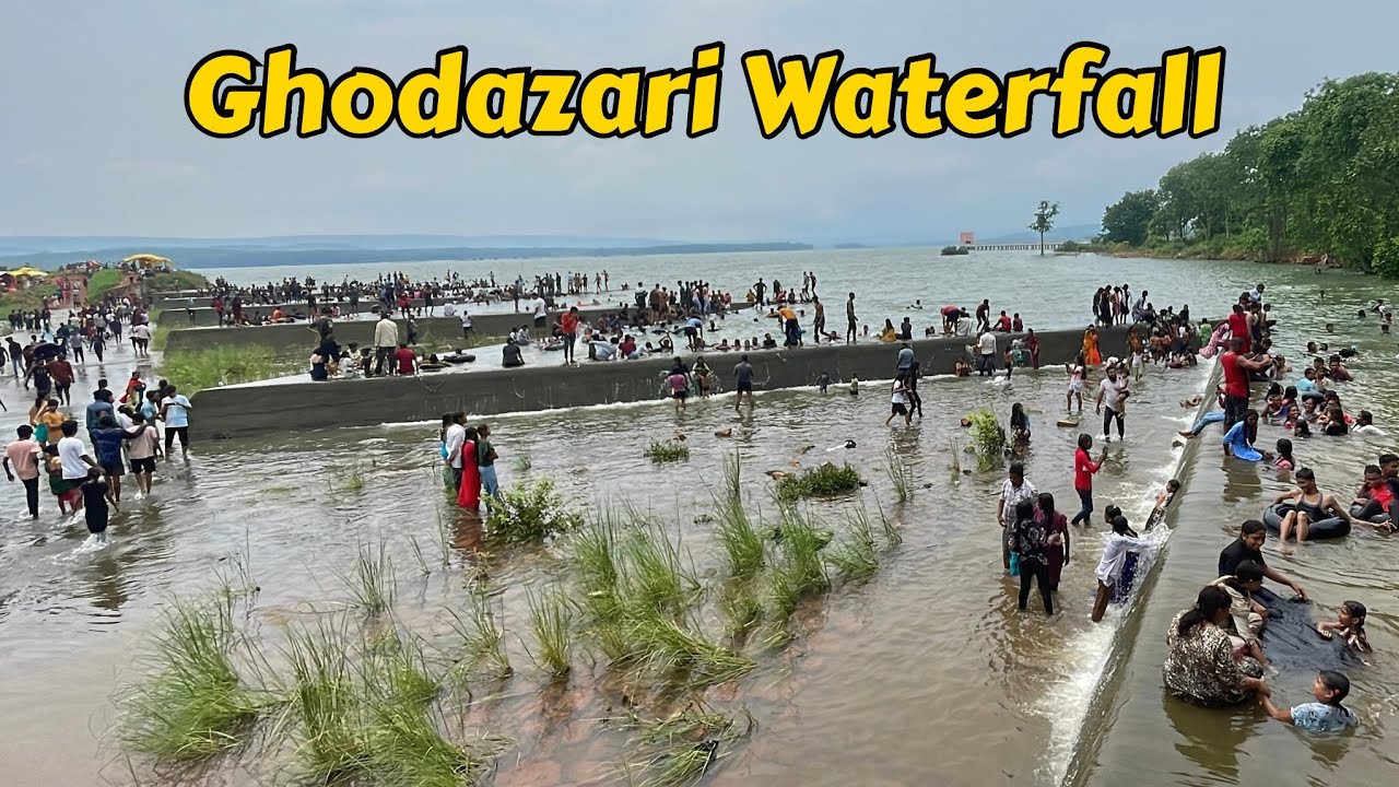 Ghodazari Waterfall Nagbhir | Ghodezari dam | Ghodazari Lake ...