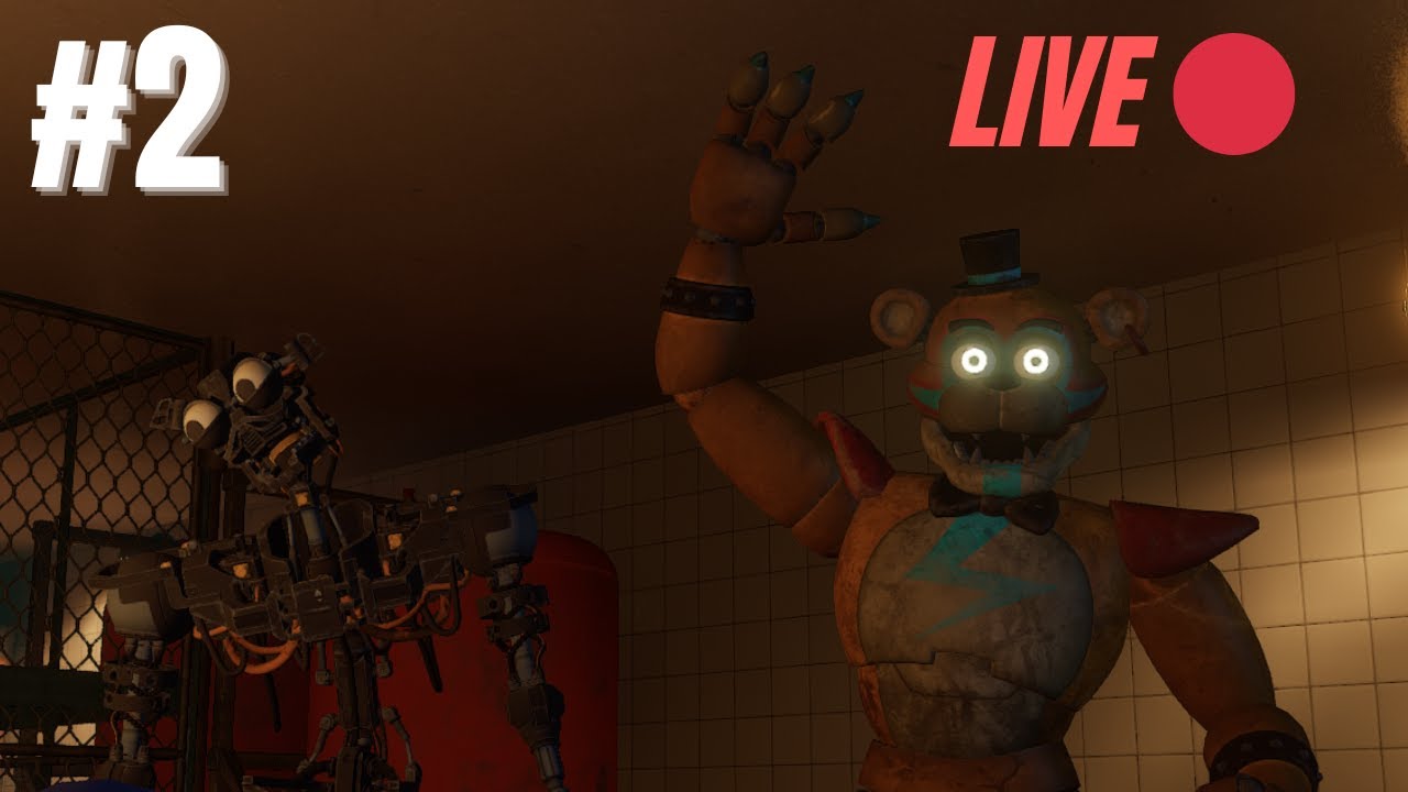 Five Nights at Freddy's: Security Breach - Part 2 | LIVE 🔴 - YouTube