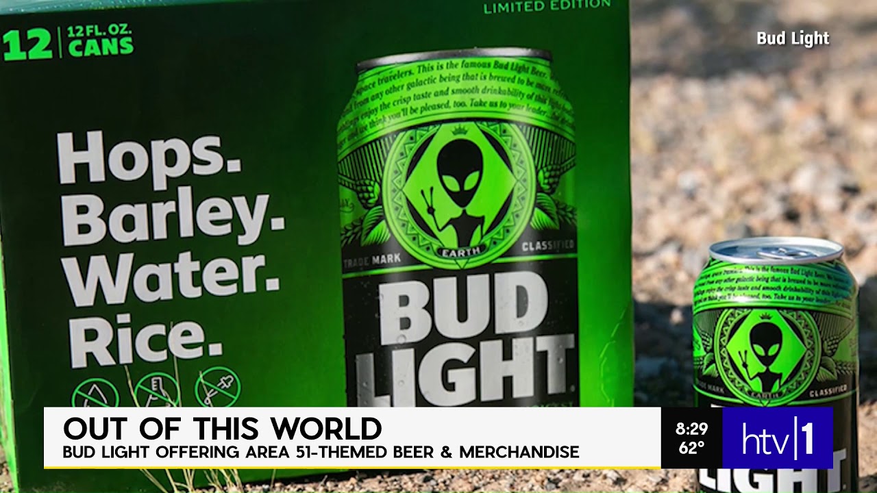 BUD LIGHT OFFERING AREA 51-THEMED BEER & MERCHANDISE - YouTube