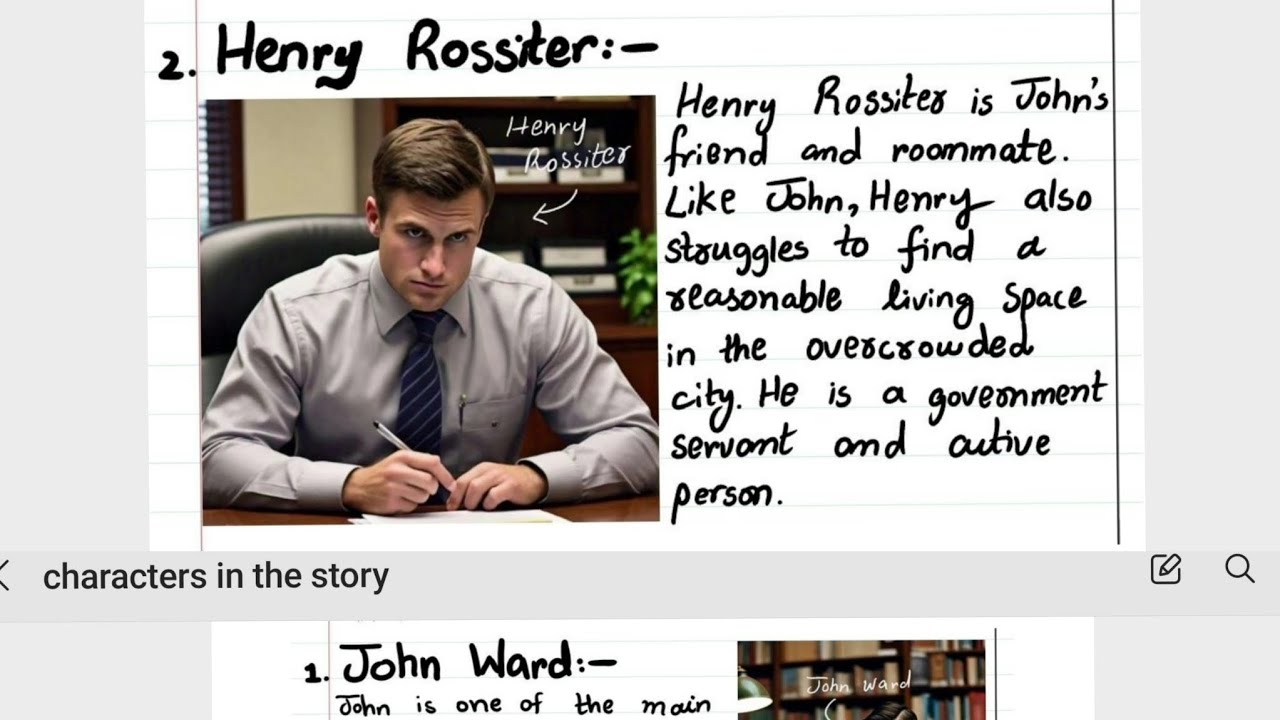 Characters in the story Billennium by J. G Ballard, James Graham ...