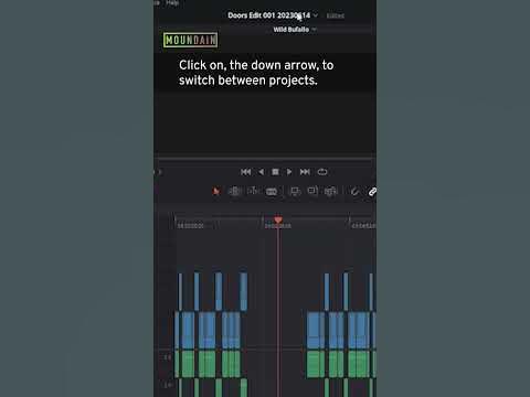 Open multiple projects, in DaVinci Resolve. How to? - YouTube