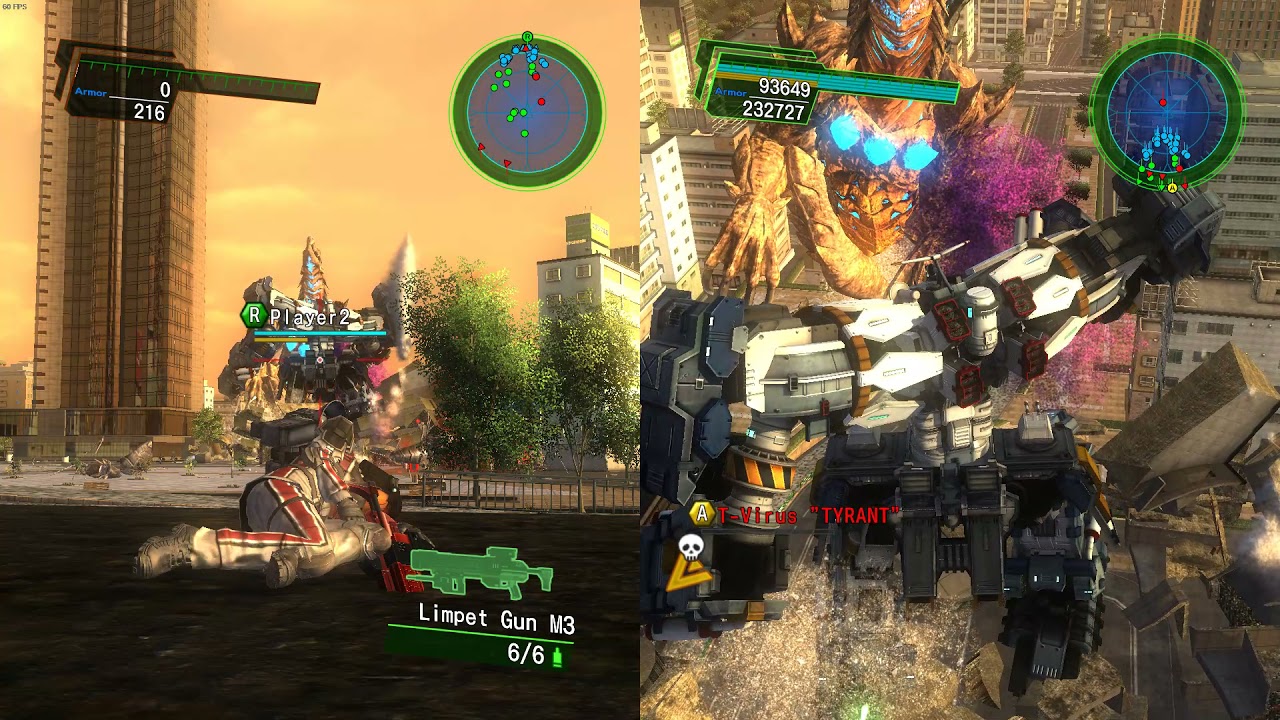 Earth Defence Force 4.1 Power Ranger battle - YouTube