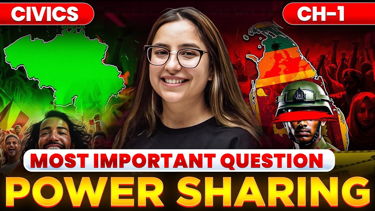 Power Sharing | Most Important Questions in 5 Minutes! 🔥| Class 10 ...