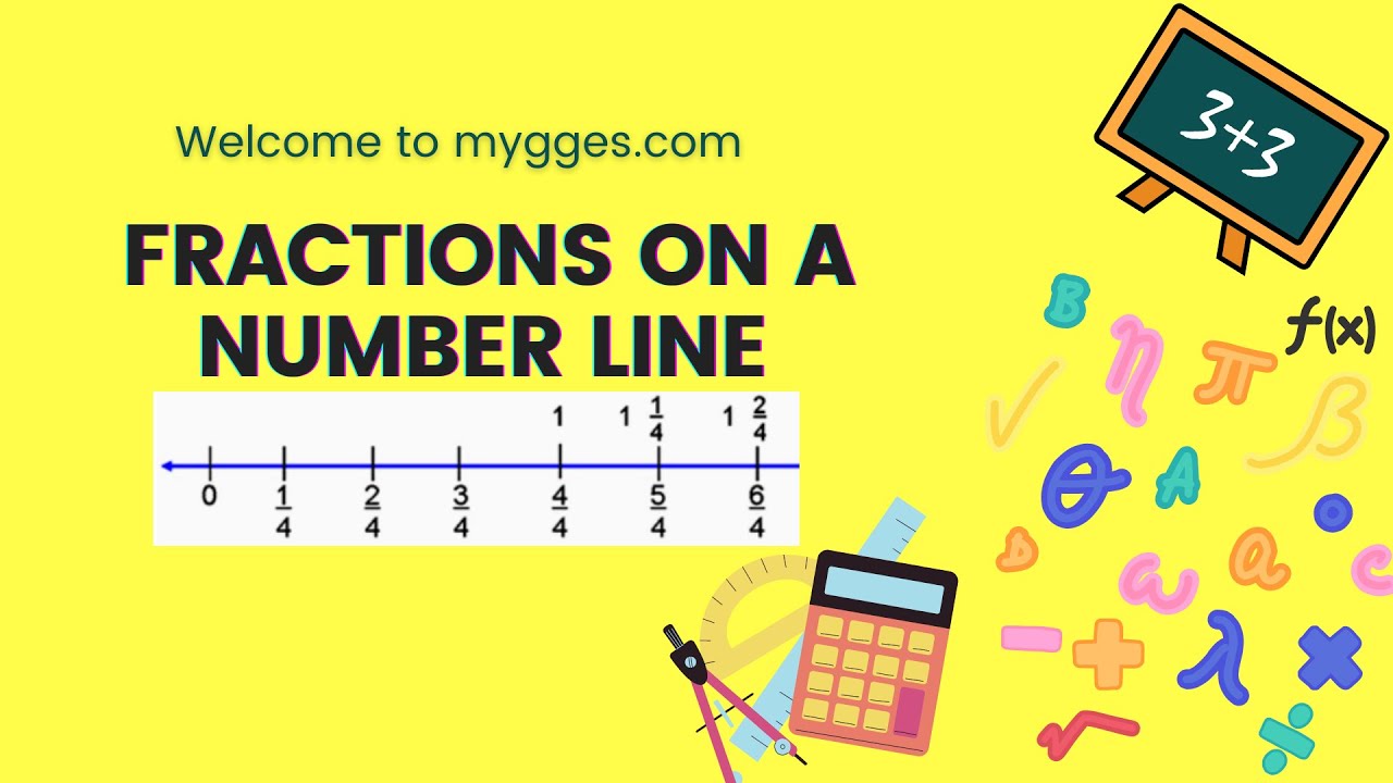 How To Plot Proper Improper And Mixed Fractions On A Number Line Math