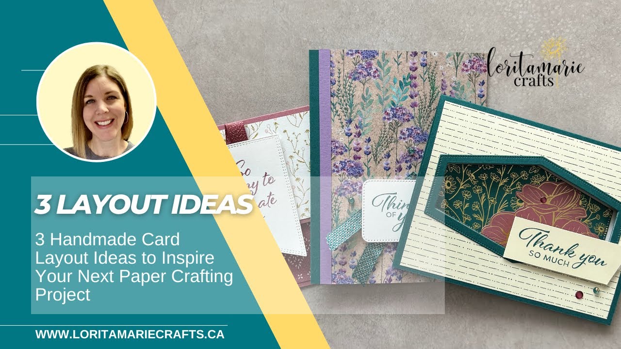 3 Handmade Card Layout Ideas to Inspire Your Next Project - YouTube