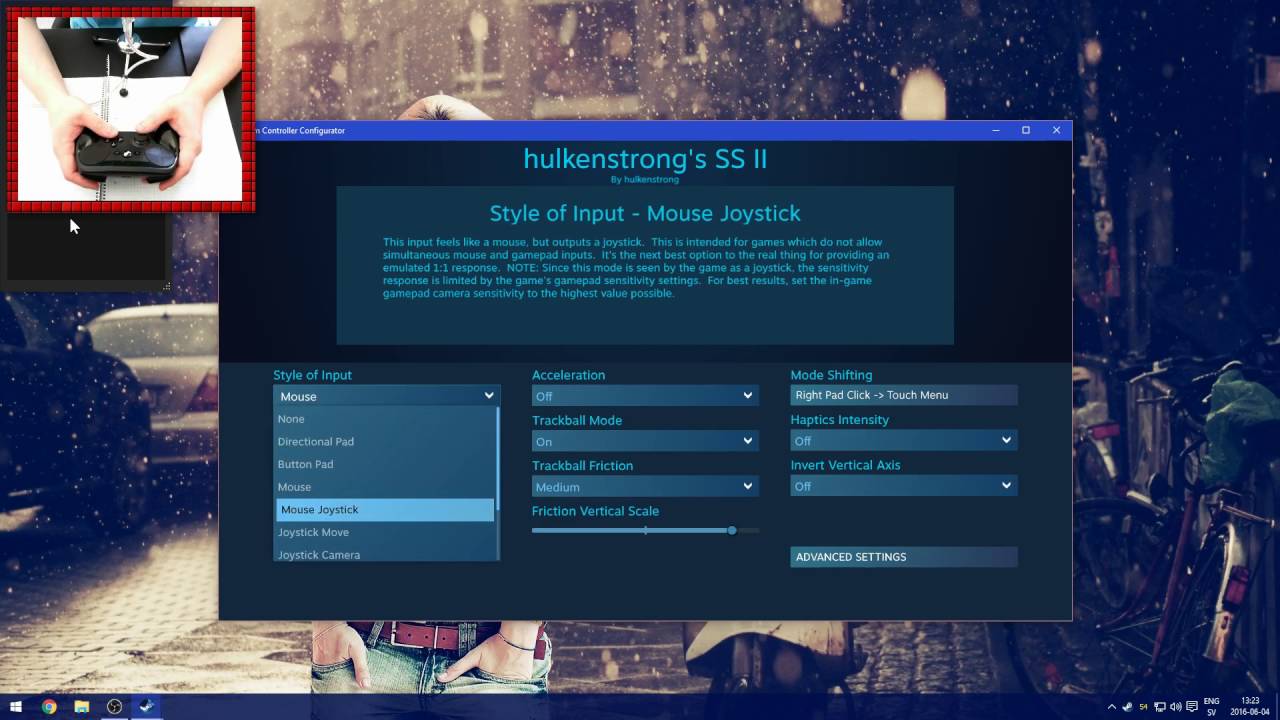 Steam Controller - Basic setup/configuration - YouTube