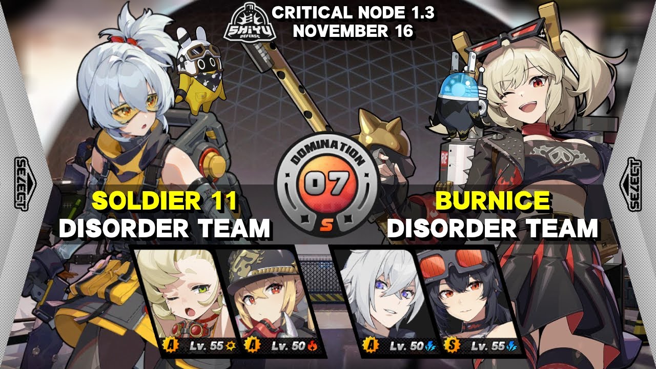 Unusual team comp M1 Soldier 11 & M0 Burnice | Shiyu Defense 17 ...