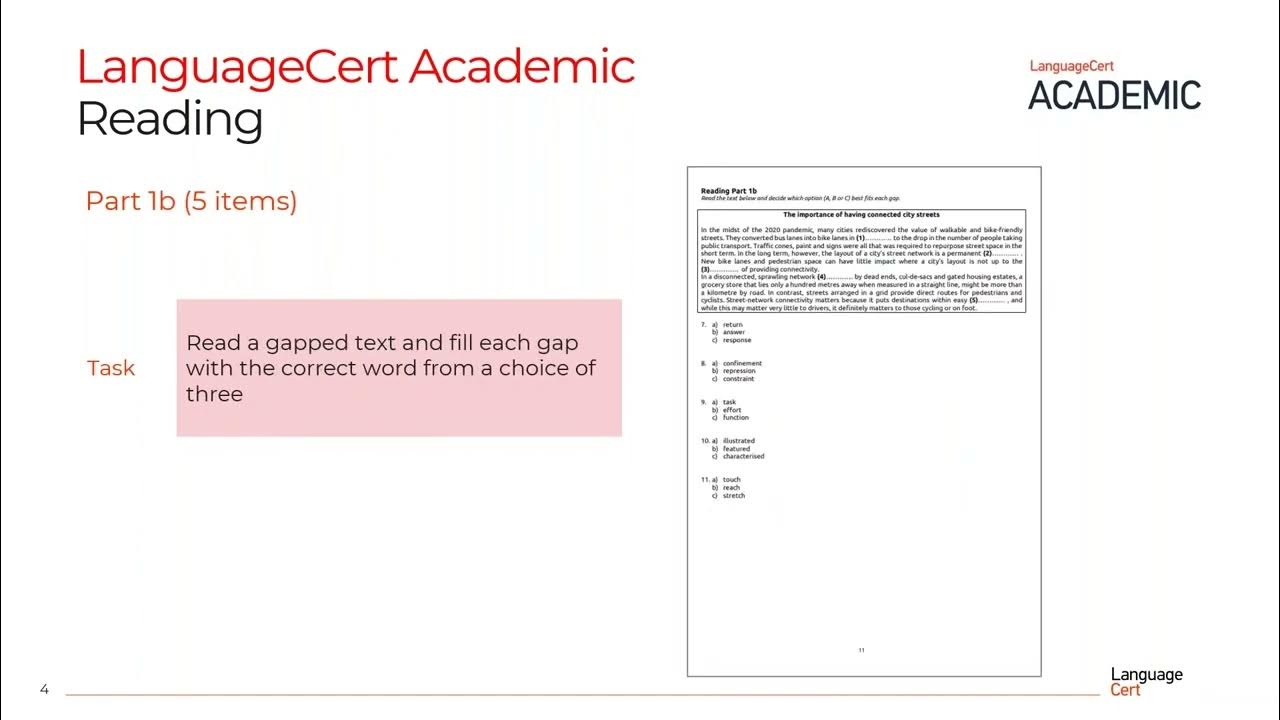 LanguageCert Academic - Reading - YouTube