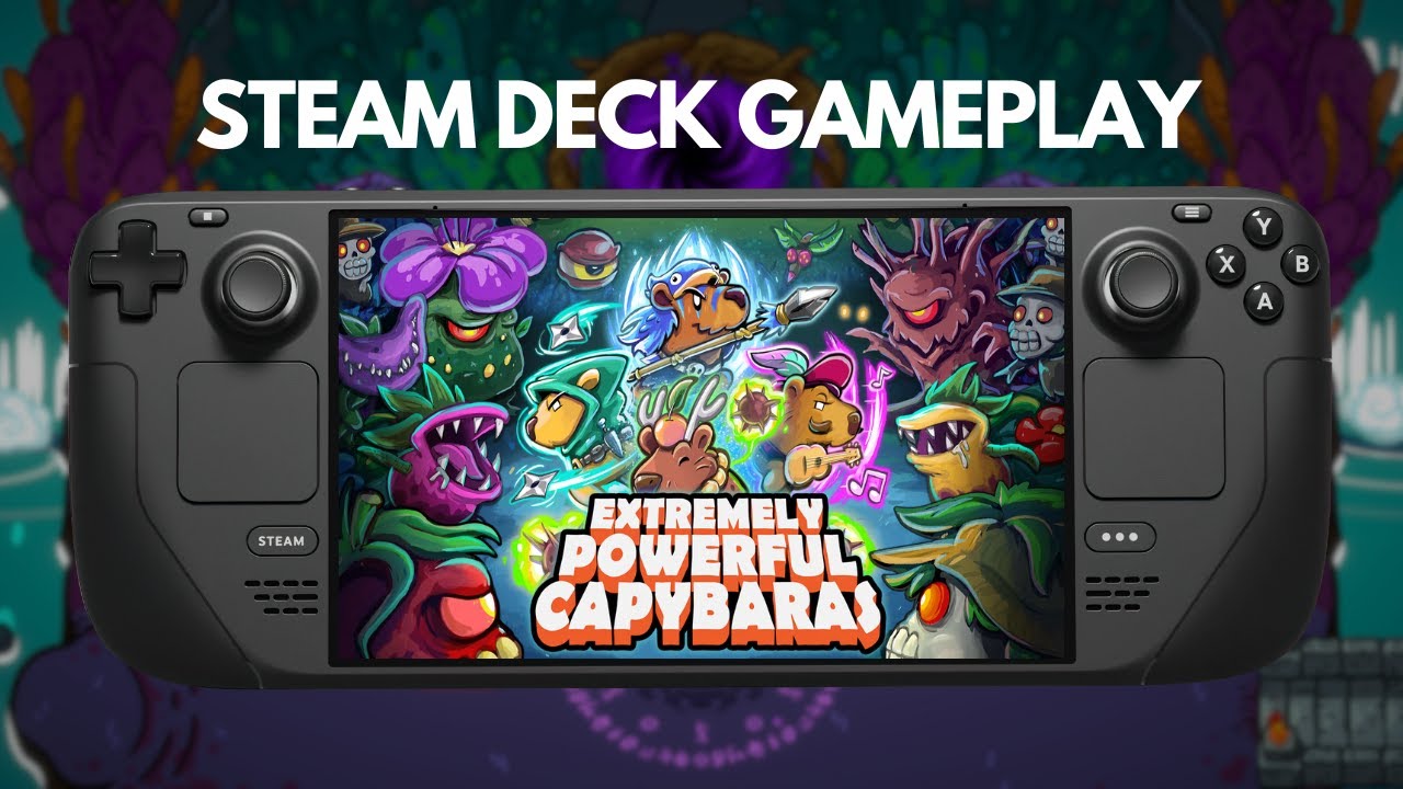 Extremely Powerful Capybaras | Steam Deck Gameplay - YouTube