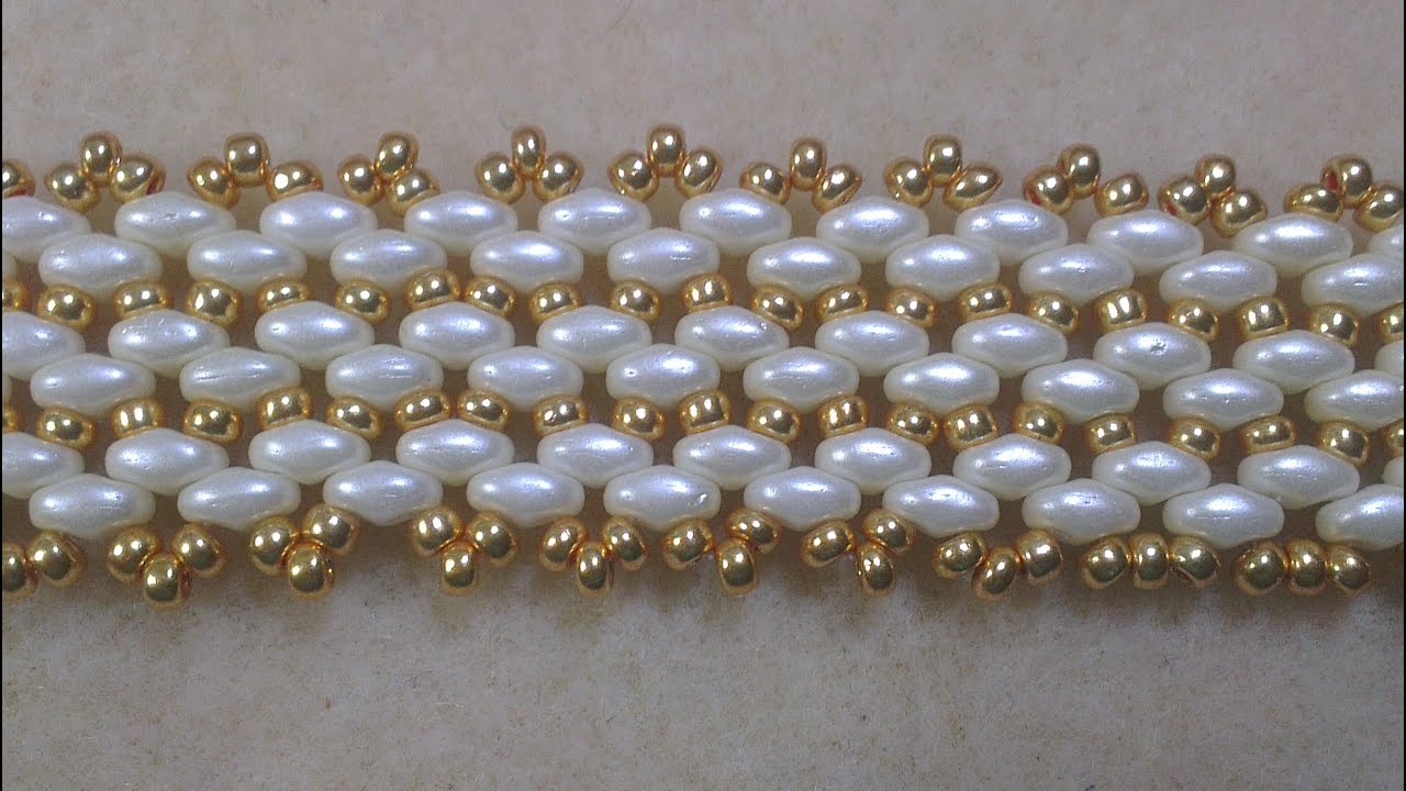 IVORY BRACELET WHITH SUPER DUO - YouTube