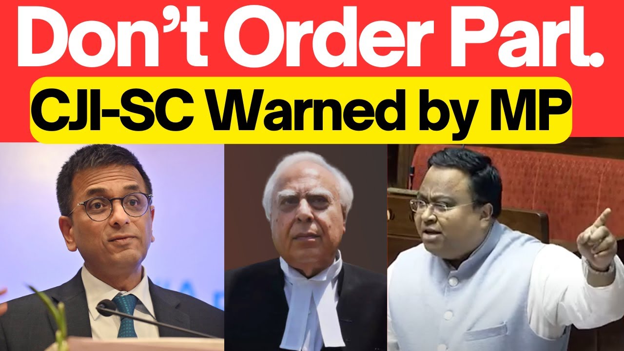 5 Judge SC Bench Can't Order Parliament. MP Warns SC #SupremeCourtIndia ...