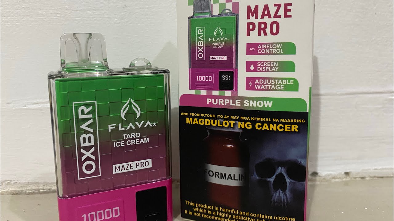 FLAVA MAZE PRO 10000 REVIEW - YouTube