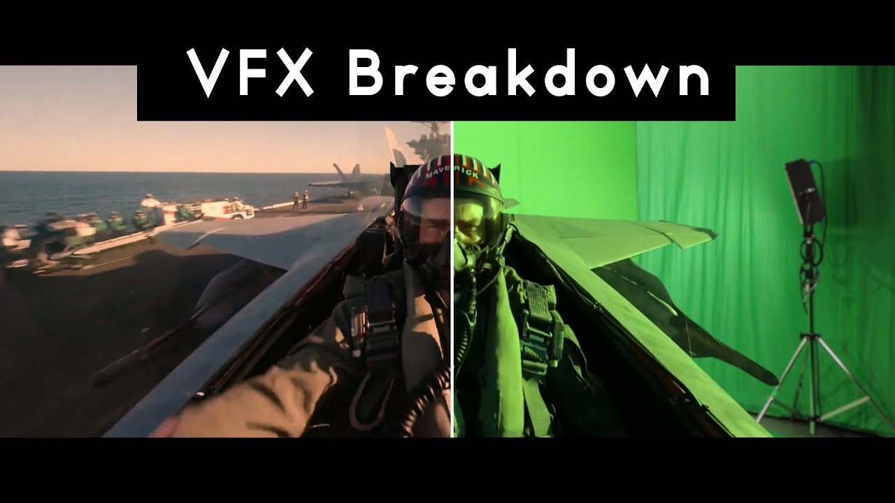 VFX Breakdown - Top Gun Maverick Jet Scene with Tom Cruise done in ...