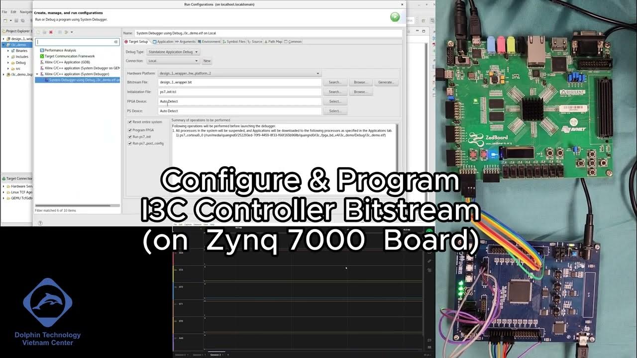 [FPGA Prototype] I3C v1.1 Controller on Xilinx Zynq7000 & Gowin GW1N - YouTube