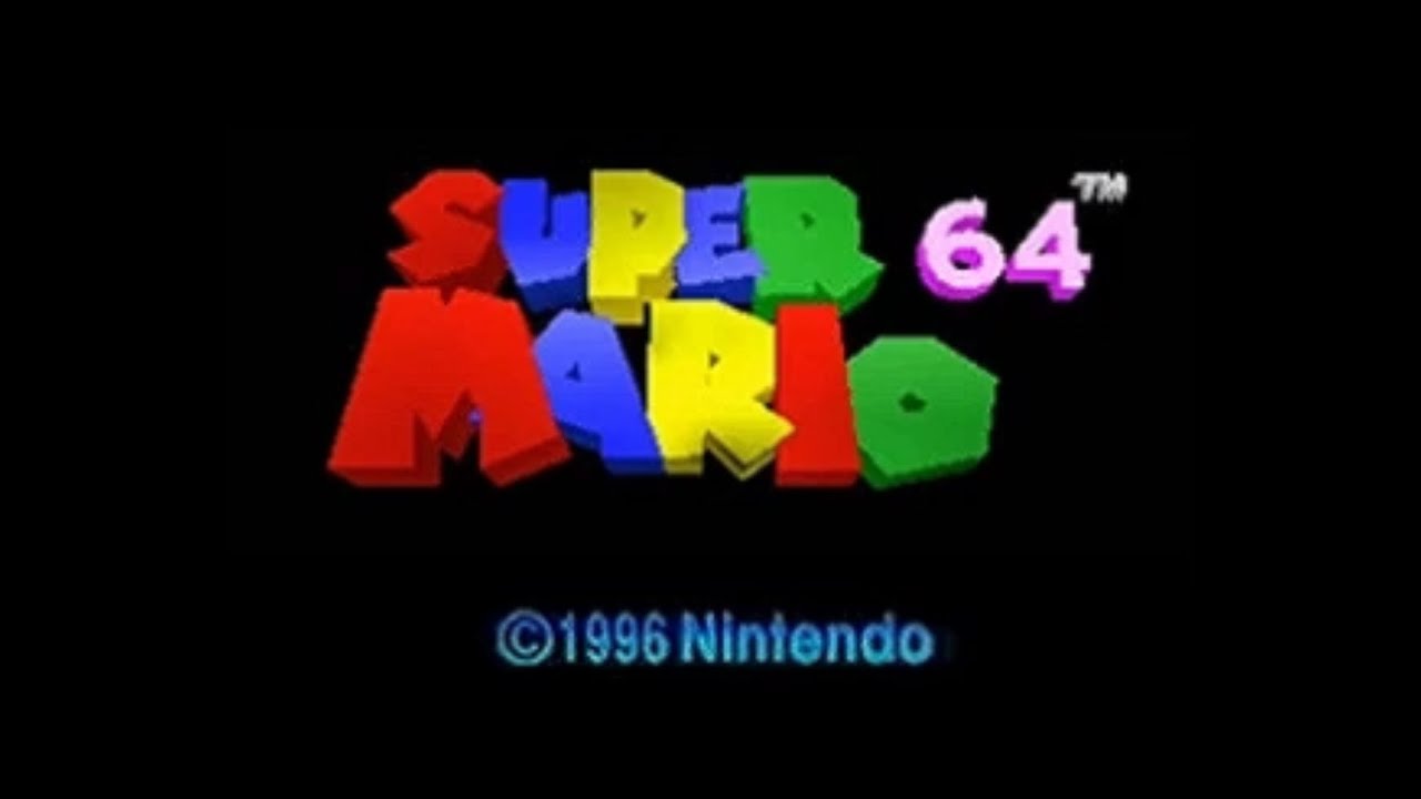 Super Mario 64 Beta title screen (early 1996) - YouTube