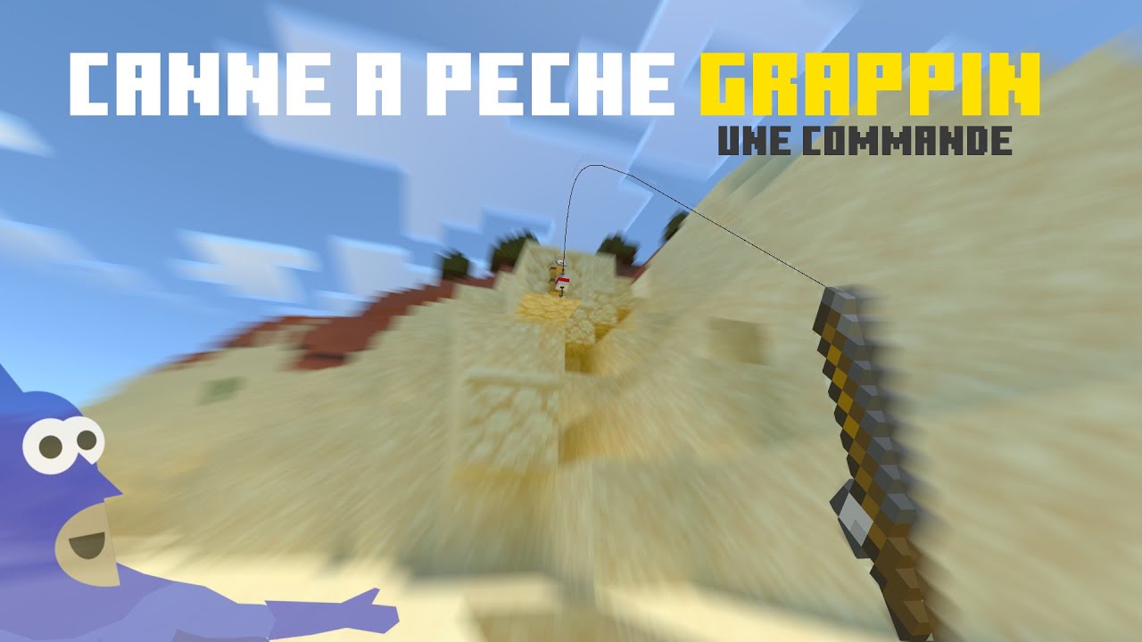 Comment faire une Canne à pêche GRAPPIN en UNE Commande ...