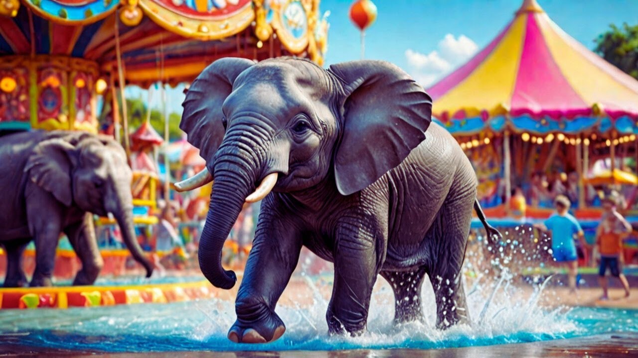 Baby Animals Go to the Fair 🐾🎡 | The Cutest Day of Fun and Adventure ...