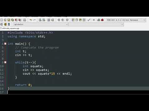 A. Squats | Codechef Starters 66 | Division 4 (Rated) | C++ - Competitive Programming - YouTube