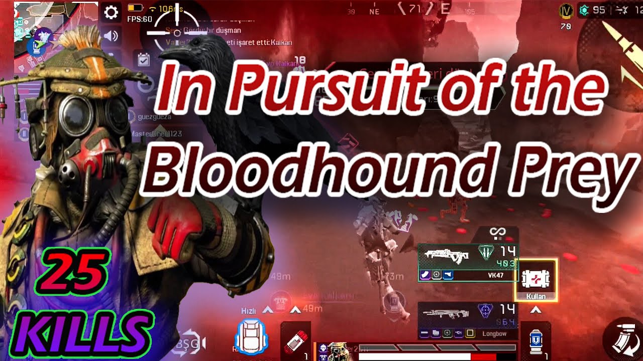 Bloodhound Predator Mode On | Apex Legends Mobile - YouTube