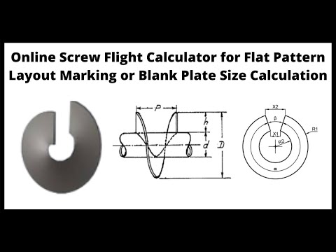Online Screw Flight Calculator | Let'sFab | - YouTube