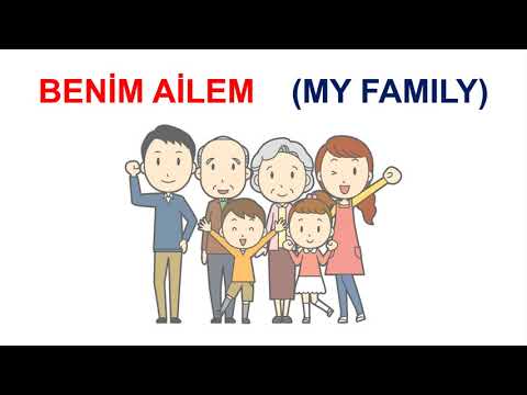 Turkish Lesson - My Family - Benim Ailem - YouTube