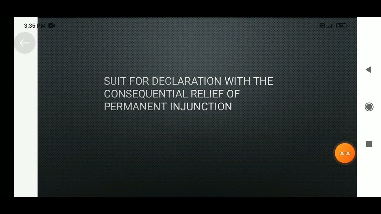 Suit For Permanent Injunction | Formate & General Rule| Drafting ...