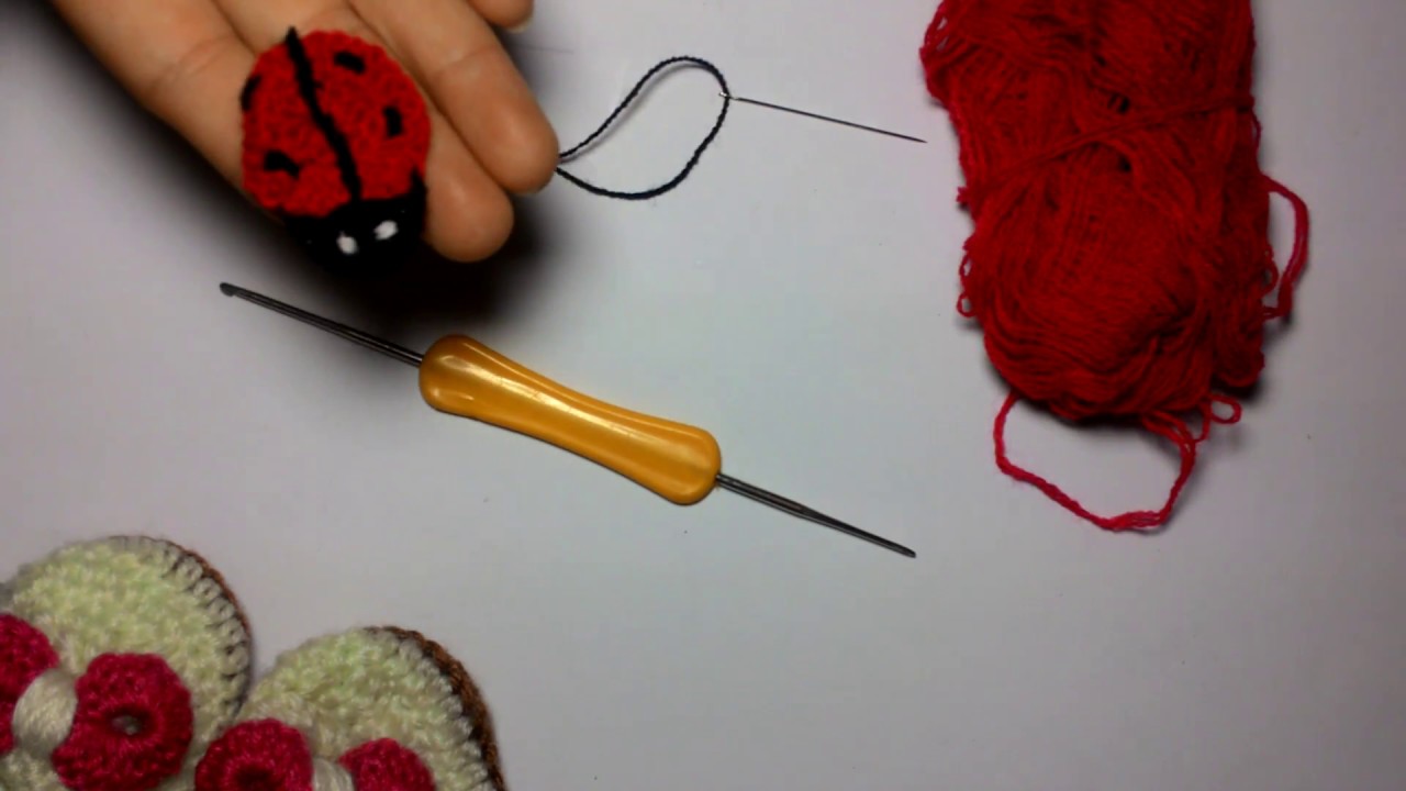 How to crochet a Ladybug - YouTube