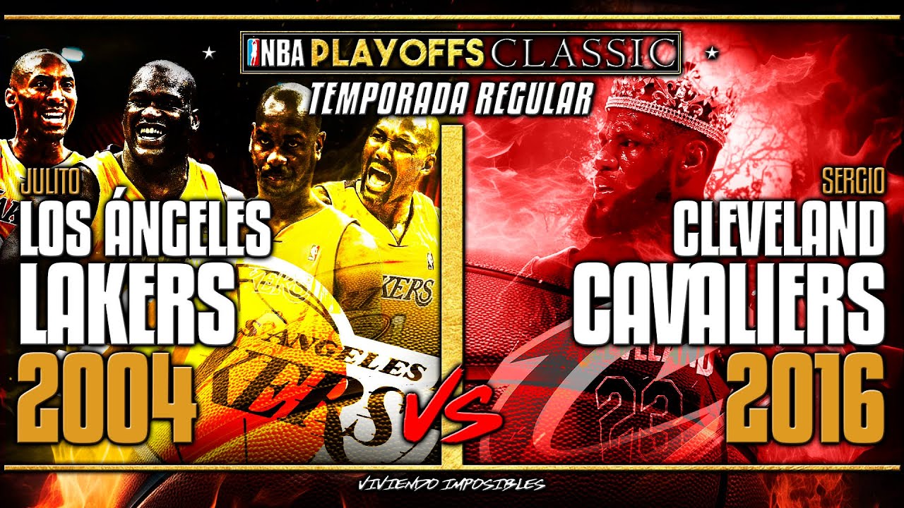 [NBAClassic][TR] Lakers 2004 VS Cavaliers 2016 - Kobe VS Lebron [NBA ...