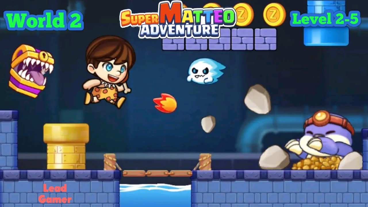 Super Matteo Adventure Game Level 2-5 #gaming #games #gameplay - YouTube