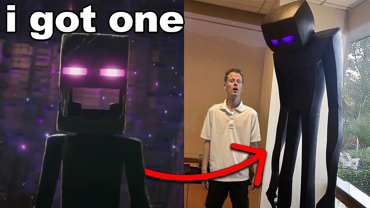 How I Got Minecraft Movie Items in Real Life - YouTube